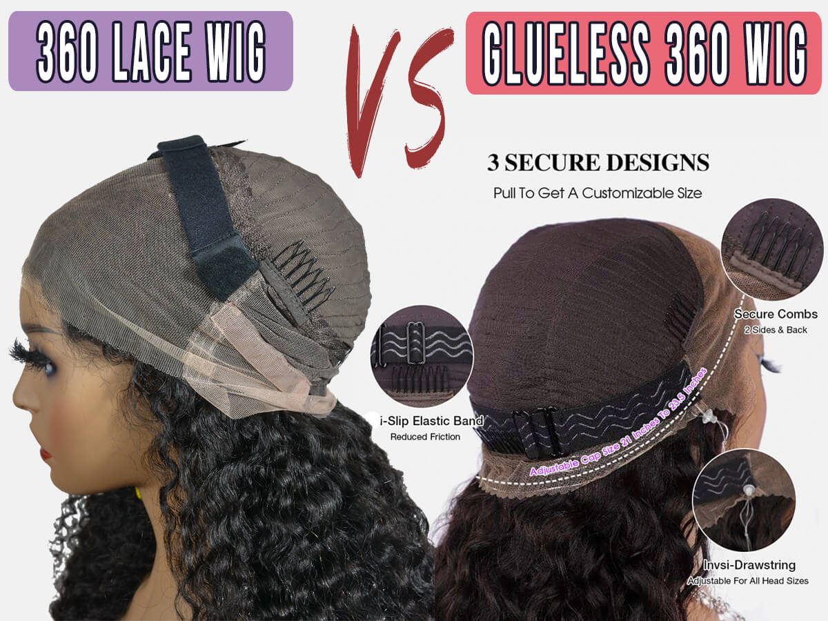 Traditional 360 Lace Wig VS. Invisi-Drawstring 360 Lace Wig – SISDORE