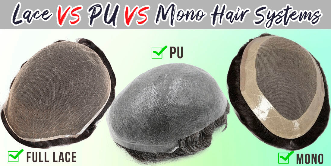 Lace, Skin, and Mono Hair Systems: The Best Men's Toupee Options – SISDORE